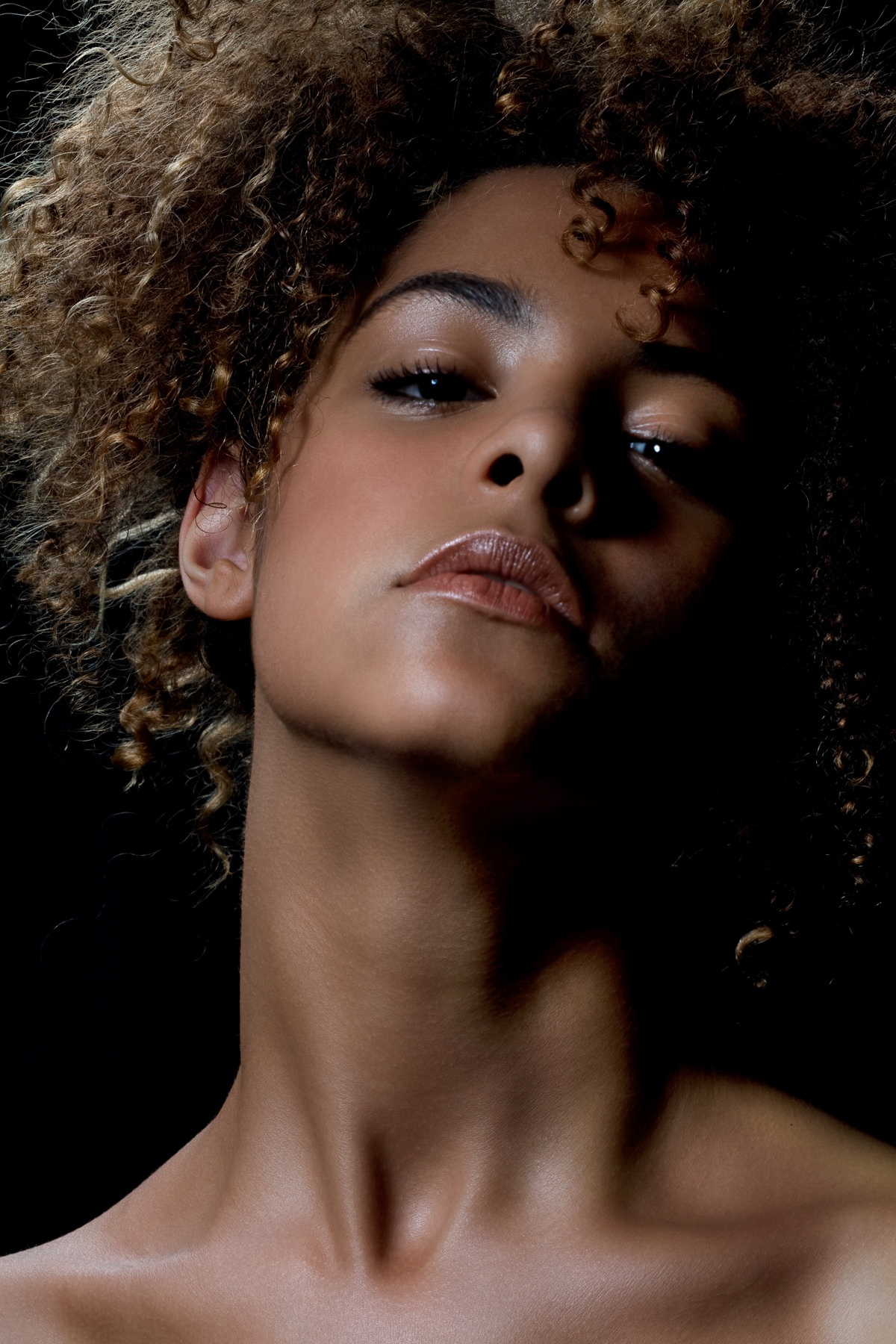 Dark Skinned Black Model - Elizabeth Waterman